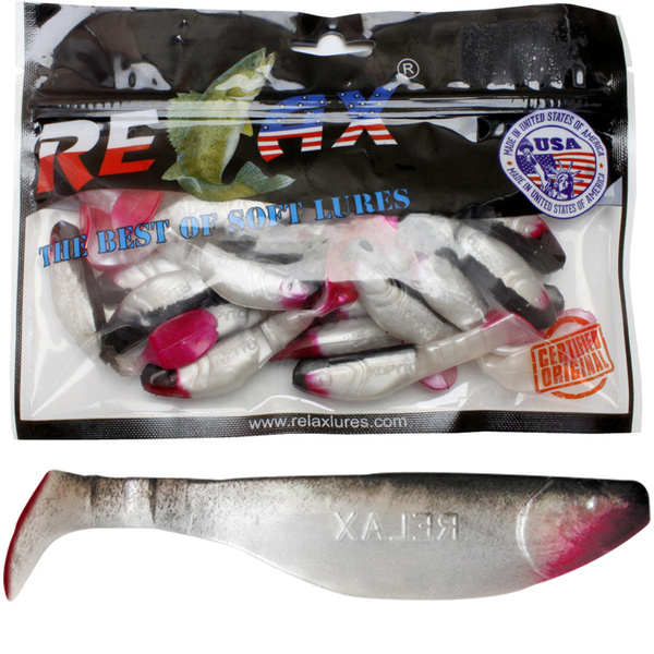 Силиконовая приманка для рыбалки Relax Kopyto 5cm 2,6g цвет S008 (15шт ...