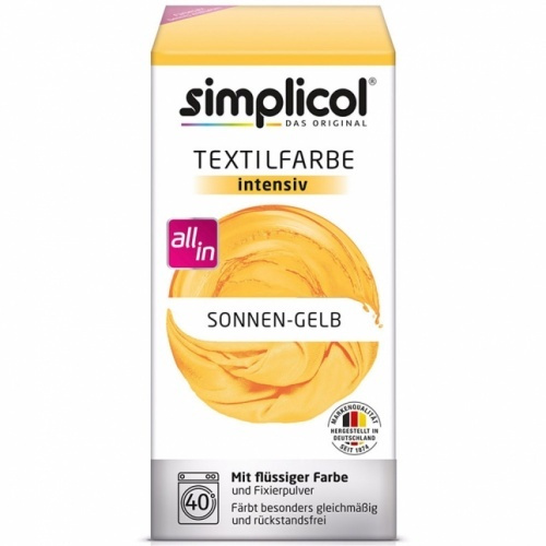 Simplicol Intensiv Краска для окрашивания одежды и тканей солнечный ...