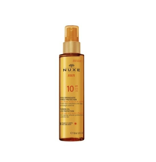 Nuxe Масло для загара Nuxe Sun для лица и тела SPF10 150 мл - купить с ...