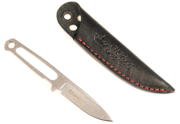 Нож туристический Kizlyar Supreme Sturm mini AUS-8 кожаные ножны ...