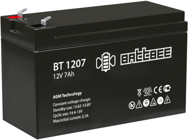 Батарея для ИБП BATBEE BT1207 купить по выгодной цене в интернет-магазине OZON (608900307)