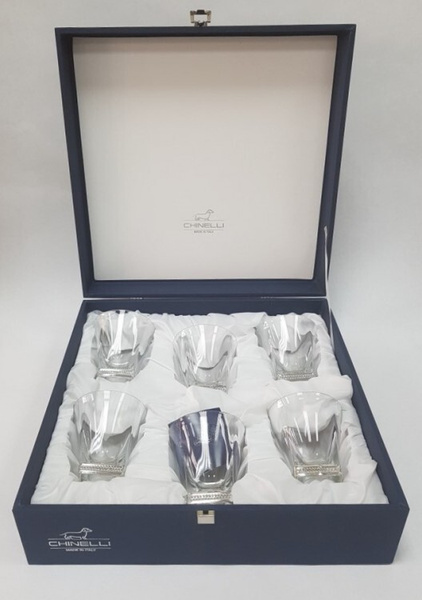 Набор из 6-ти бокалов для виски Chinelli "Fusion" (серебро) 2208800 купить на OZON по низкой ...
