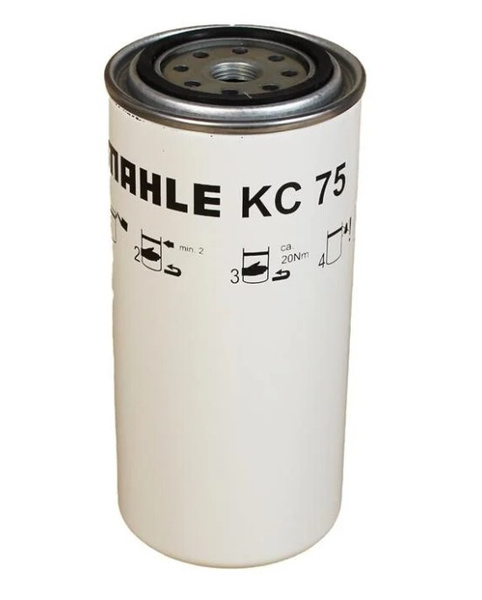 Фильтр топливный MAHLE KC75 купить на OZON по низкой цене (628111213)