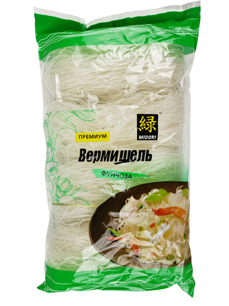 Макароны Midori вермишель фунчоза, 200 г - купить с доставкой по ...