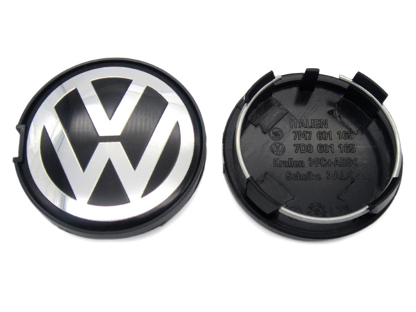 Колпачки заглушки на литые диски Фольксваген 63 мм (63/56/12) OEM 7D0 ...