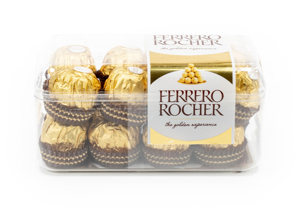 Конфеты в коробке Ferrero Rocher/Ферреро Роше молочный шоколад и крем ...