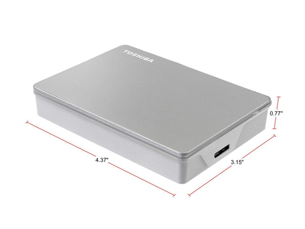 Toshiba 2 ТБ Внешний жесткий диск TOSHIBA Canvio Flex 2TB Portable HDD ...