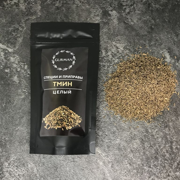 Тмин целый (тмин семена), 100 гр, GURMAN - купить с доставкой по ...