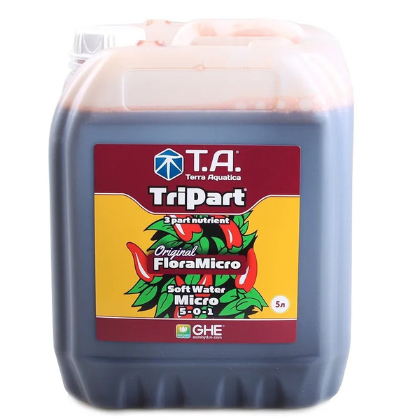 Удобрение Terra Aquatica Tri Part Micro SW 5 л - купить с доставкой по ...