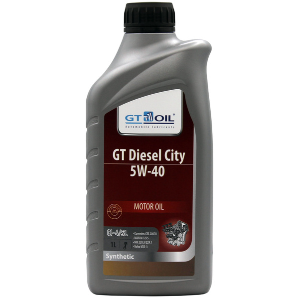 Масло моторное GT OIL 5W-40 Синтетическое - купить в интернет-магазине ...
