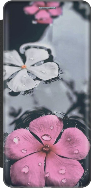 Чехол-книжка на Tecno Camon 17P / Техно Камон 17Р c принтом "Фиалки в ...