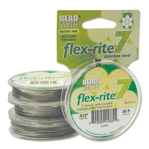 Тросик ювелирный Flex-Rite 7 струн, 0.30мм (0.012in), стальной, катушка ...