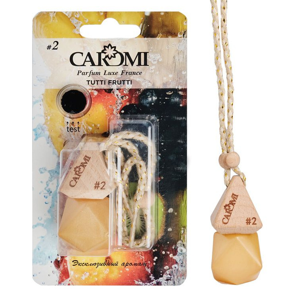 Ароматизатор подвесной #2 ТУТТИ ФРУТТИ флакон 6мл CAROMI - купить с ...