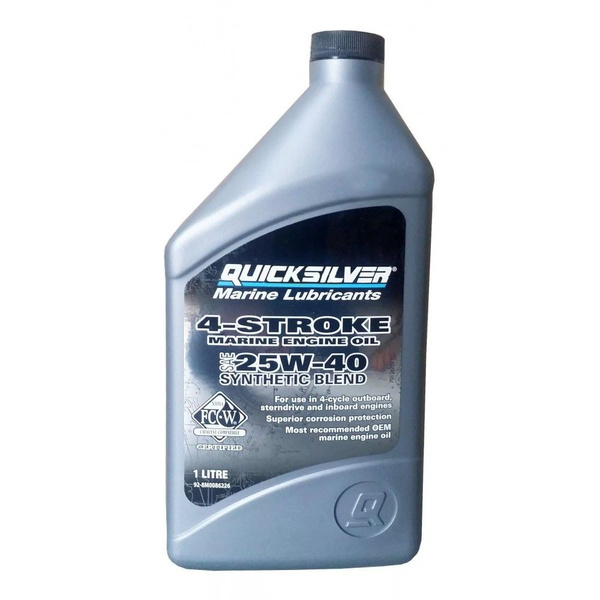 Масло моторное QUICKSILVER 25W-40 Полусинтетическое - купить в интернет ...