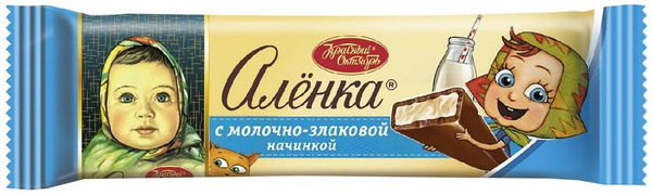 Шоколад Аленка Молочный с молочно злаковой начинкой 45г х2шт купить с