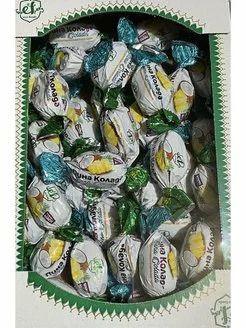 Конфеты шоколадные Тропические фруктовые Ананас Кокос Пинаколада Eco ...