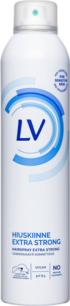 LV Лак для волос сильной фиксации без отдушки (из Финляндии) 300 мл ...