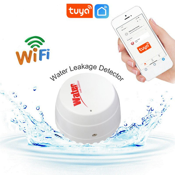 Wi-Fi датчик утечки воды TUYA, датчик наводнения, резервуар для воды с ...