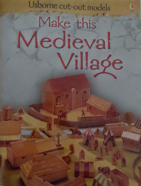 Make this Medieval Village. Usborne cut-out models - купить с доставкой ...