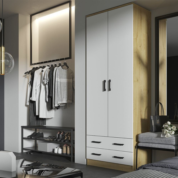 Шкаф распашной Эра Квадро, 80x48.7x220 см - купить по выгодной цене в ...