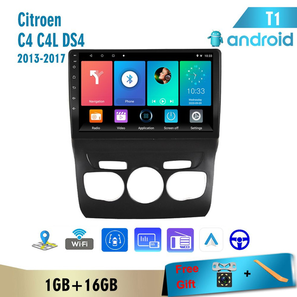 Автомагнитола 2 дин Андроид,1+16Гб,Ситроен С4/Citroen C4 C4L DS4 2013-2017,Gps навигатор ...