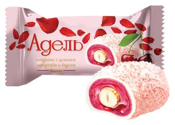 Конфеты "Адель" с цельным миндалем со вкусом вишни 700гр Акконд ...