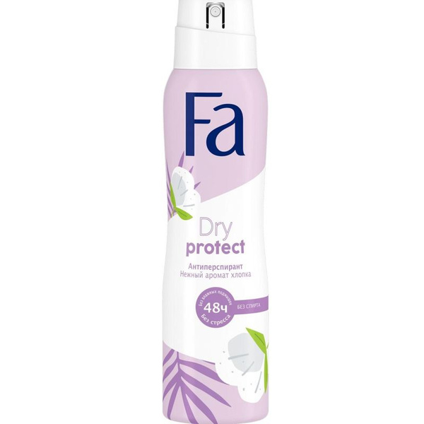 Henkel Дезодорант аэрозоль антиперспирант FA Dry Protect, 48 ч, 150 мл ...