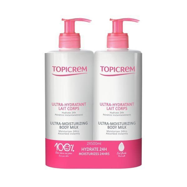 ТОПИКРЕМ Молочко для тела ультра-увлажняющее фл. 500мл набор из 2-х ...