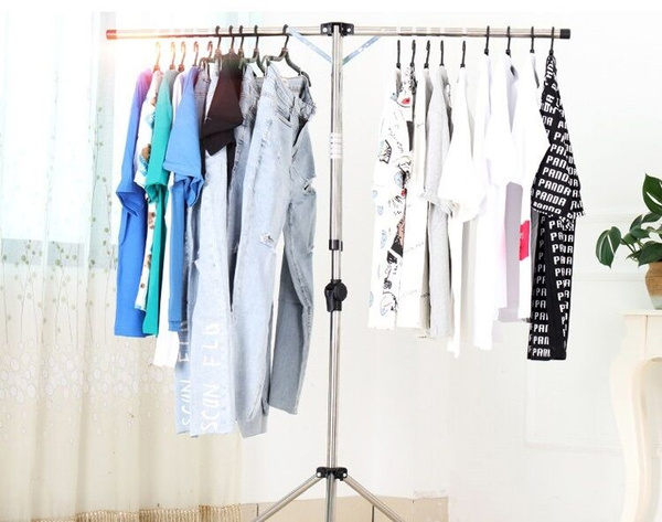 Напольная сушилка SOLNCE SHOP Стойка для одежды, напольная вешалка ...