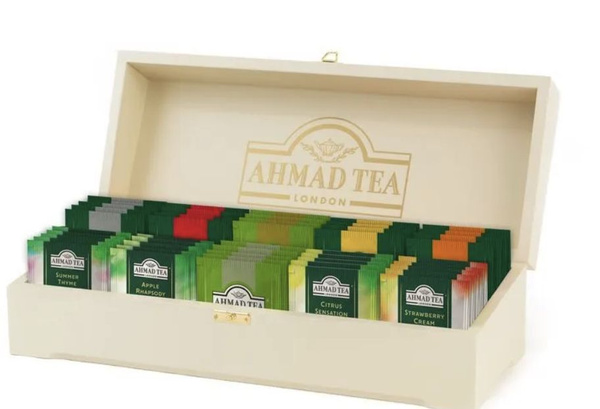 Подарочная шкатулка чай в пакетиках Ahmad Tea Классическая коллекция ...
