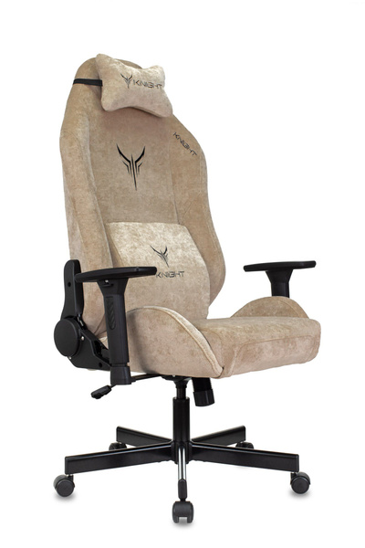 KNIGHT Игровое компьютерное кресло Кресло игровое KNIGHT N1 BEIGE ...