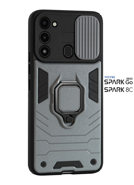 Чехол бронированный для Tecno Spark Go 2022 Spark 8c Техно Спарк Ellagecase X