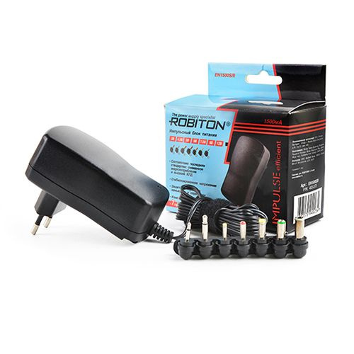 Адаптер/блок питания ROBITON EN1500S/II - купить с доставкой по выгодным ценам в интернет ...