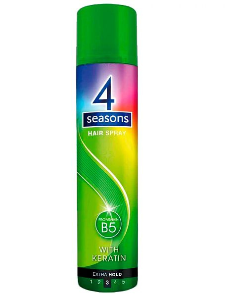 4 Seasons Hair Spray Pro-Vitamin B5 3 Extra Hold Лак для волос с ...