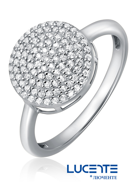 Lucente Кольцо Серебро родированное 925 пробы - купить с доставкой по выгодным ценам в интернет ...