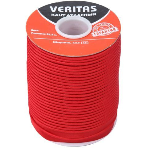 Кант атласный для шитья S-519 красный Veritas - купить с доставкой по ...