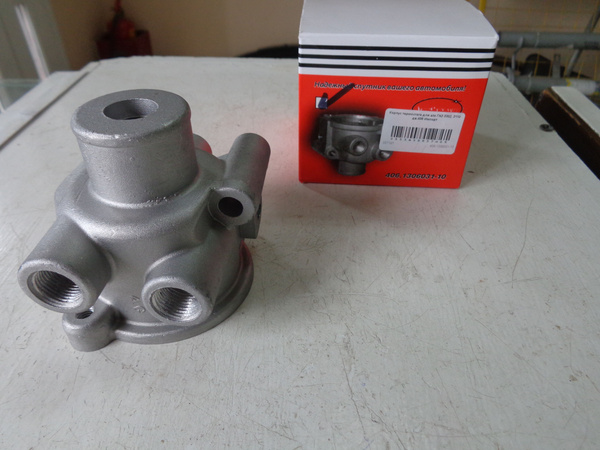 Корпус термостата ЗМЗ дв.406 нижняя часть "Автосателлит" - ГАЗ арт. 406 ...