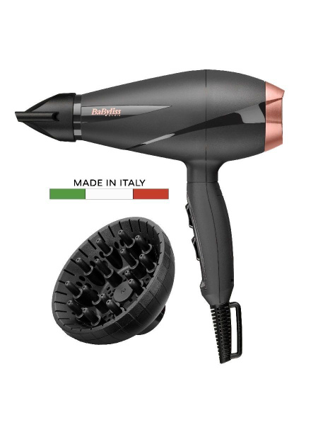 Фен для волос BaByliss 6709DE_2523 озон, черный - купить по выгодным ...