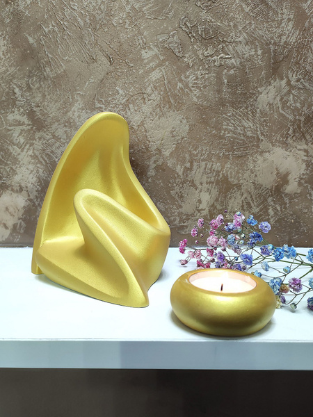 Статуэтка New3dart из гипса грация фигурка декор для дома из гипса арт ГрацияЗолото купить по