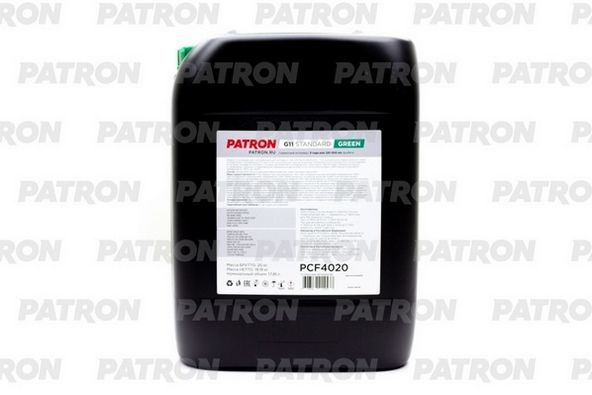Антифриз PATRON ANTIFREEZE G11 STANDARD GREEN, Готовый раствор купить ...