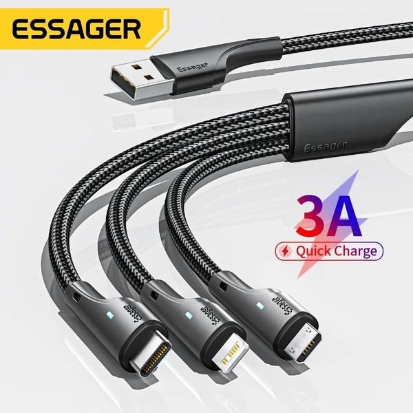 Кабель USB Essager EXC3T-LS01 - купить по низкой цене в интернет ...