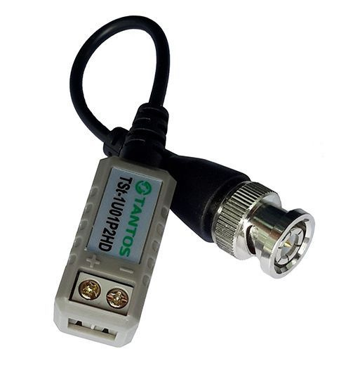 Кабель Tantos Пассивный приемник-передатчик HD-видео по витой паре. 1 канал BNC,TSt-1U01P2HD ...