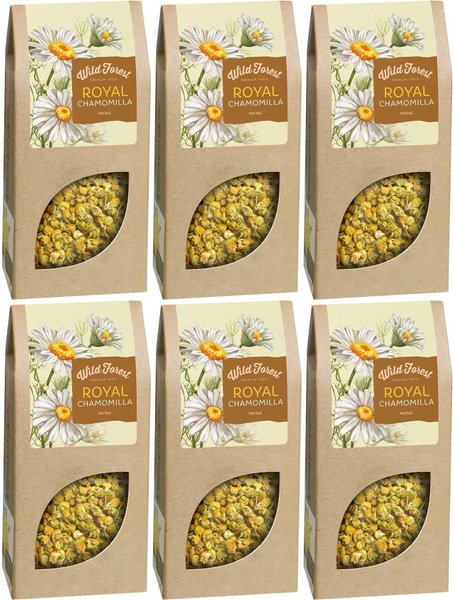 Чайный напиток Tea berry Wild Forest Royal Chamomile ромашка, комплект ...