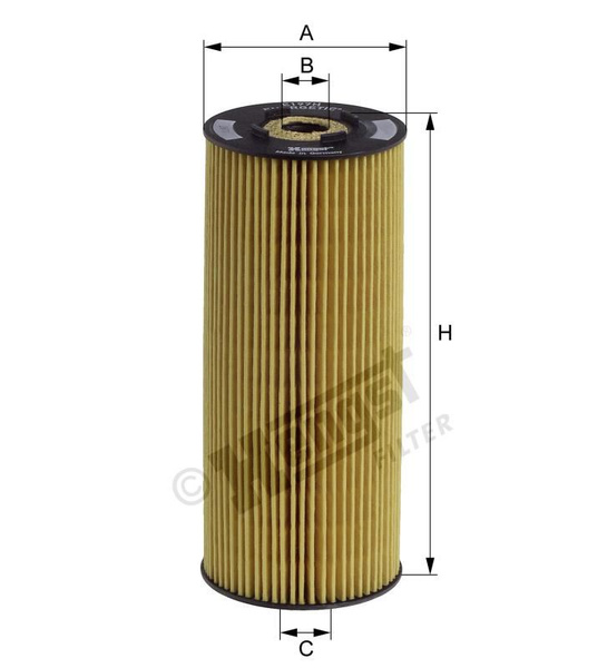 Фильтр масляный Hengst фильтрующий элемент масла !(б) \MB - купить по ...
