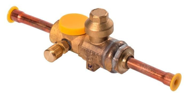 Вентиль шаровый 1/2" Becool BC-BVS-12 со см. стеклом и сервисным ...