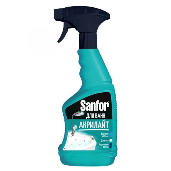 Sanfor Спрей-пена для ванн, Акрилайт, 500 мл купить на OZON по низкой цене (917253864)