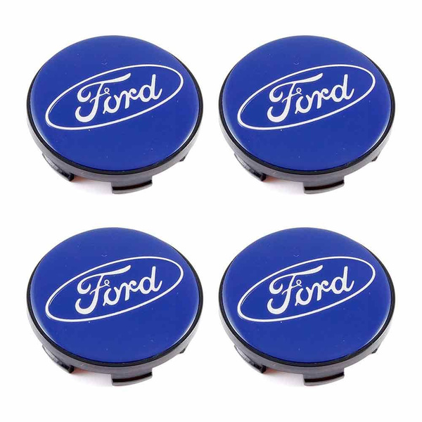 Колпачки на литые диски 60/54/10 мм - 4 шт / Заглушки ступицы Ford ...