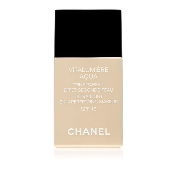 Ультралегкая тональная основа Chanel Vitalumire Aqua оттенок 40 Beige ...