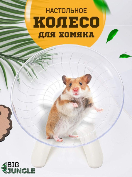Колесо для хомяка, беговое в клетку Big Jungle, игрушки для хомяка ...