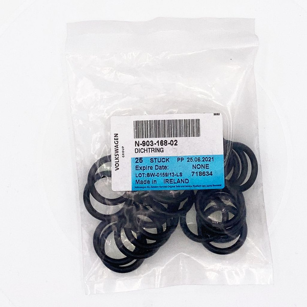 Кольцо уплотнительное датчика температуры VAG N90316802 100 200 80 A4 ...